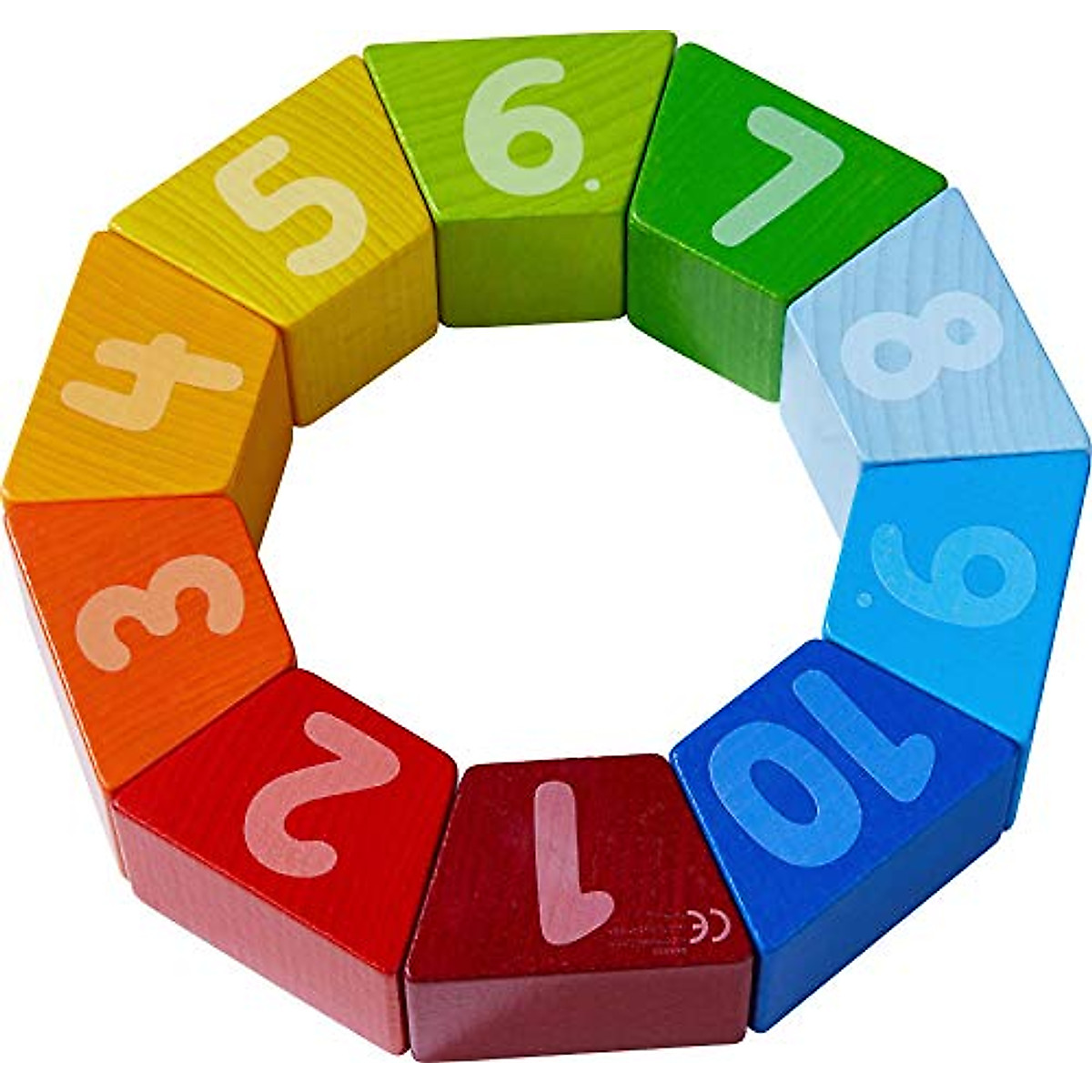 HABA Numbers Farm Counting and Stacking Wooden Blocks (Made in Germany)