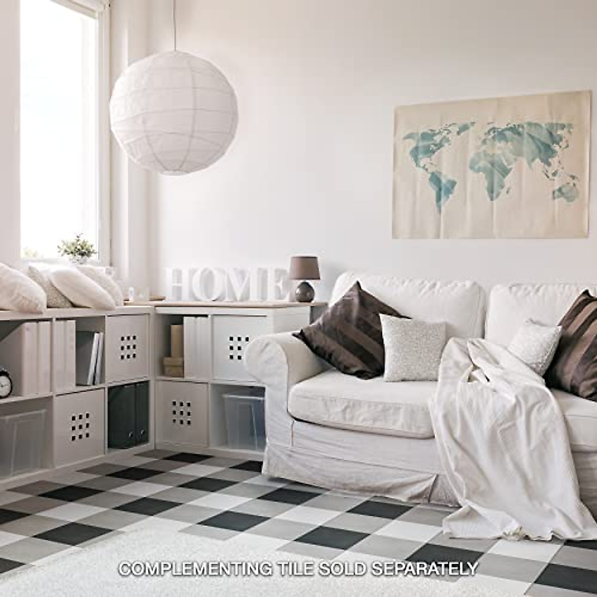 Merola Tile FRC8TWEW Twenties White 7.75" x 7.75" Ceramic Floor and Wall Tile, 25