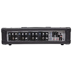 Rockville 1800w Powered 4 Channel Mixer/Amplifier w USB/EQ/Effects/Phantom (RPM45)