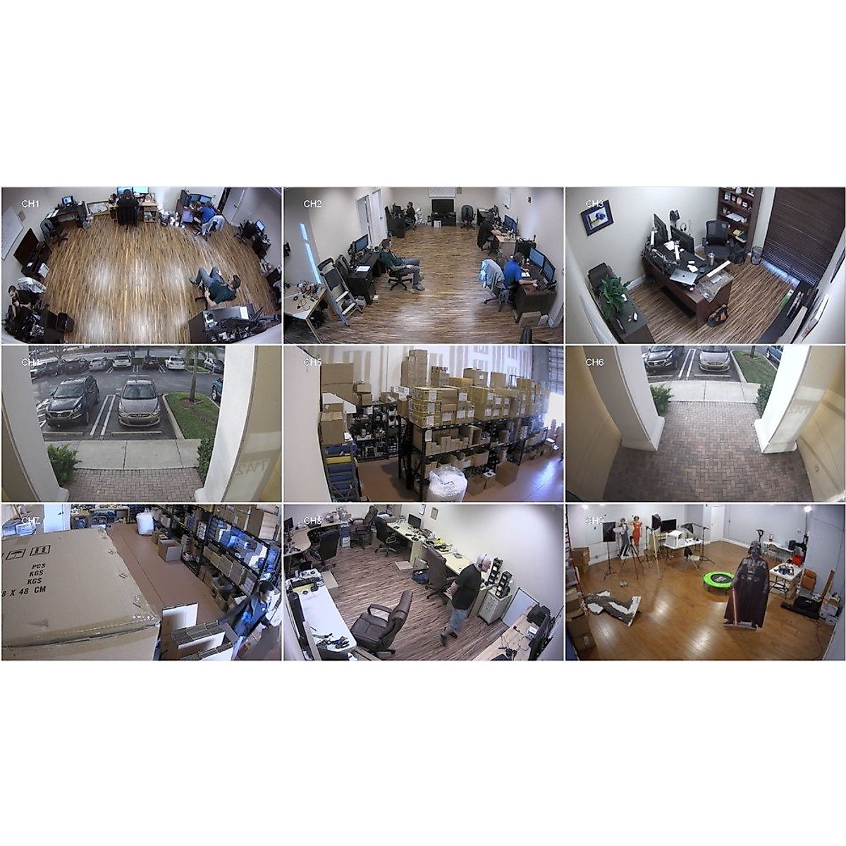 CCTV Camera Pros VM-99509 9 Channel CCTV Video Multiplexer, AHD HD-TVI HDCVI Analog Cameras, BNC VGA HDMI Output