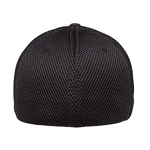 The Hat Pros | Flexfit Ultrafibre Airmesh Fitted Cap (as1, Alpha, l, x_l, Black)