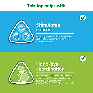 Early Learning Centre Blossom Farm Spiral Wrap Around, Stimulates Senses, Hand Eye Coordination, Kids Toys for Ages 0+, Amazon Exclusive