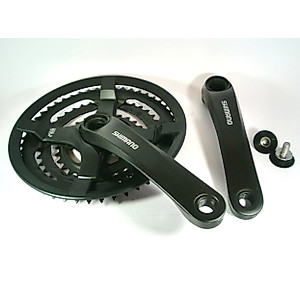 SHIMANO Unisex FC-ty501 Firkant 6/7/8 Rum Crankset, Black, 170 mm EU