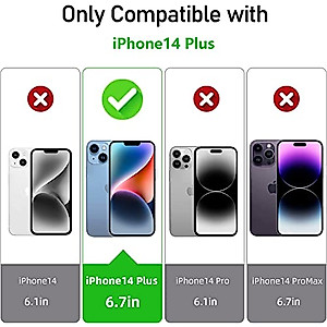 luolnh Gold Glitter Sparkle Case Compatible with iPhone 14 Plus Case Marble Design Shockproof Silicone Bumper Cover Phone Case for iPhone 14 Plus 6.7 Inch(Aqua Green/Purple)