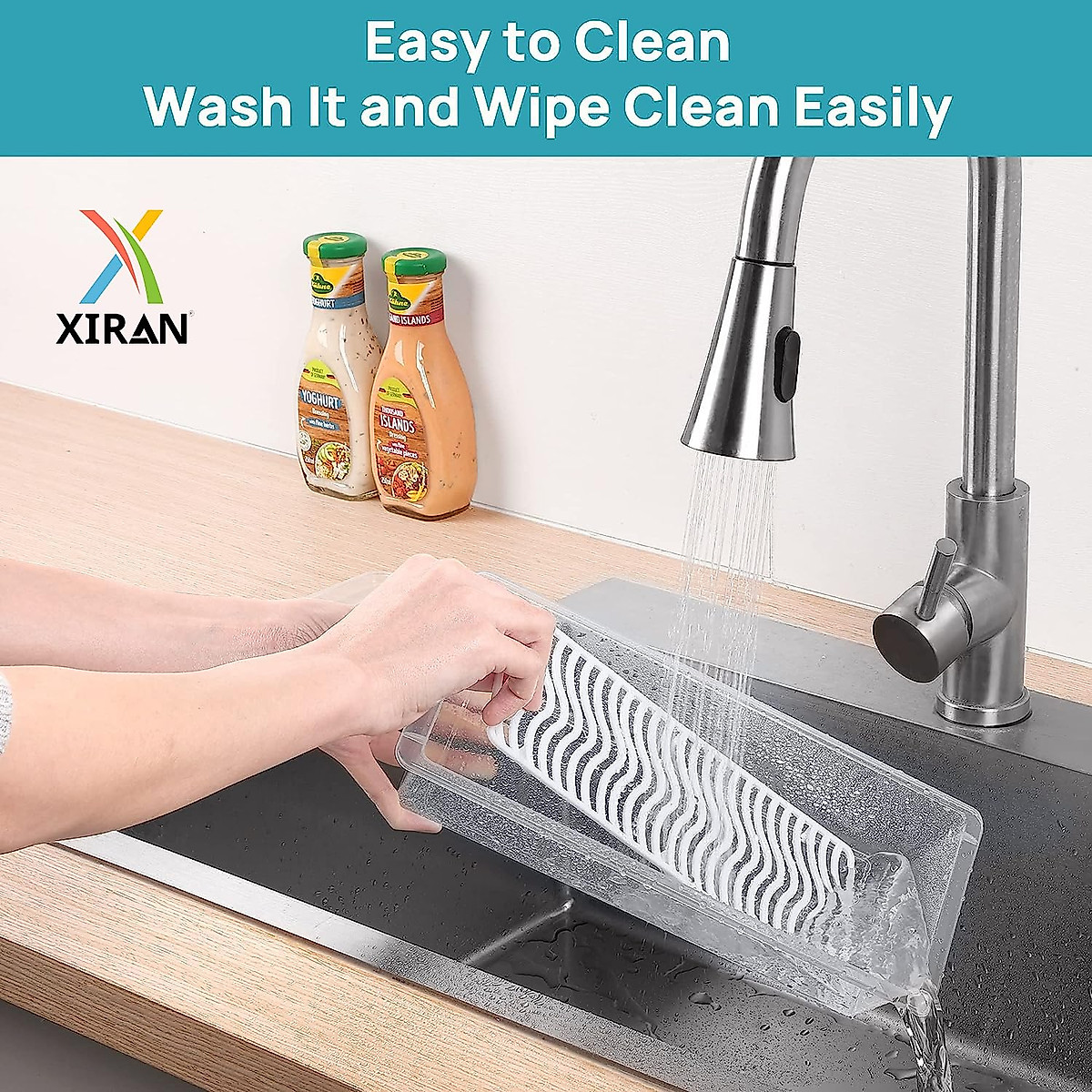 Xiran Refrigerator Boxes, Fridge Containers Boxes - Pack of 6 - Fridge Storage Set, Fridge Storage Basket for Fish, Meat, Vegetable, Fruits (1500ML Set of 6 Piece)