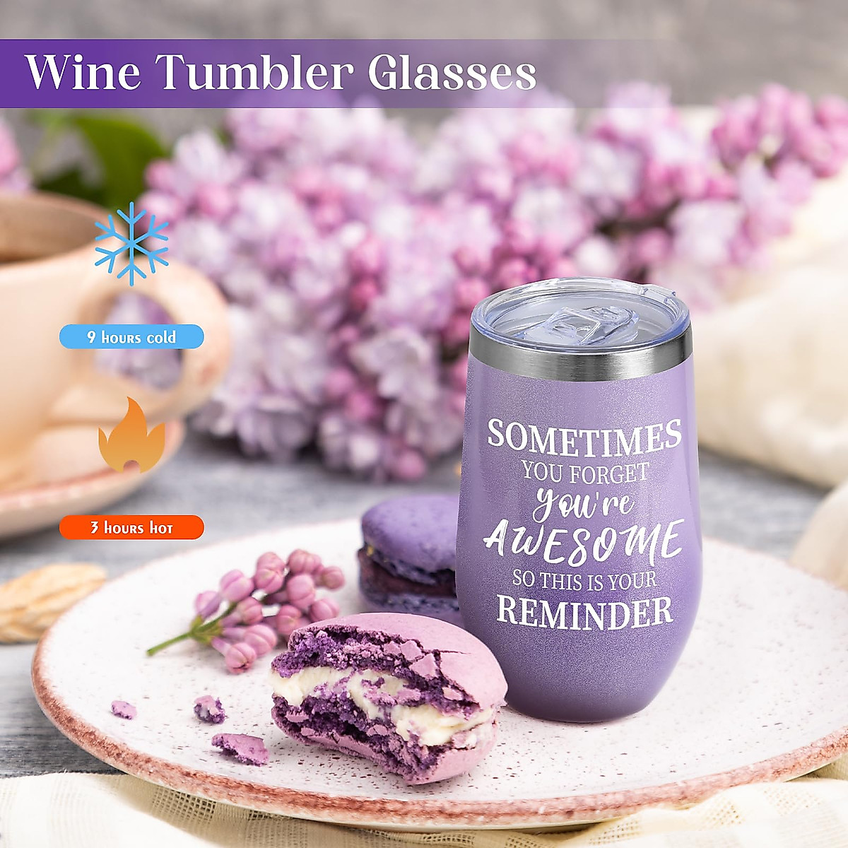 Mollywatr Birthday Gifts for Women, Women Gifts Set | Gift Basket, Friendship Gifts Box for Girlfriend Wife Mom Her Best Friend Sisters Teacher - Valentines Day Mothers Day Christmas Gifts (Purple)