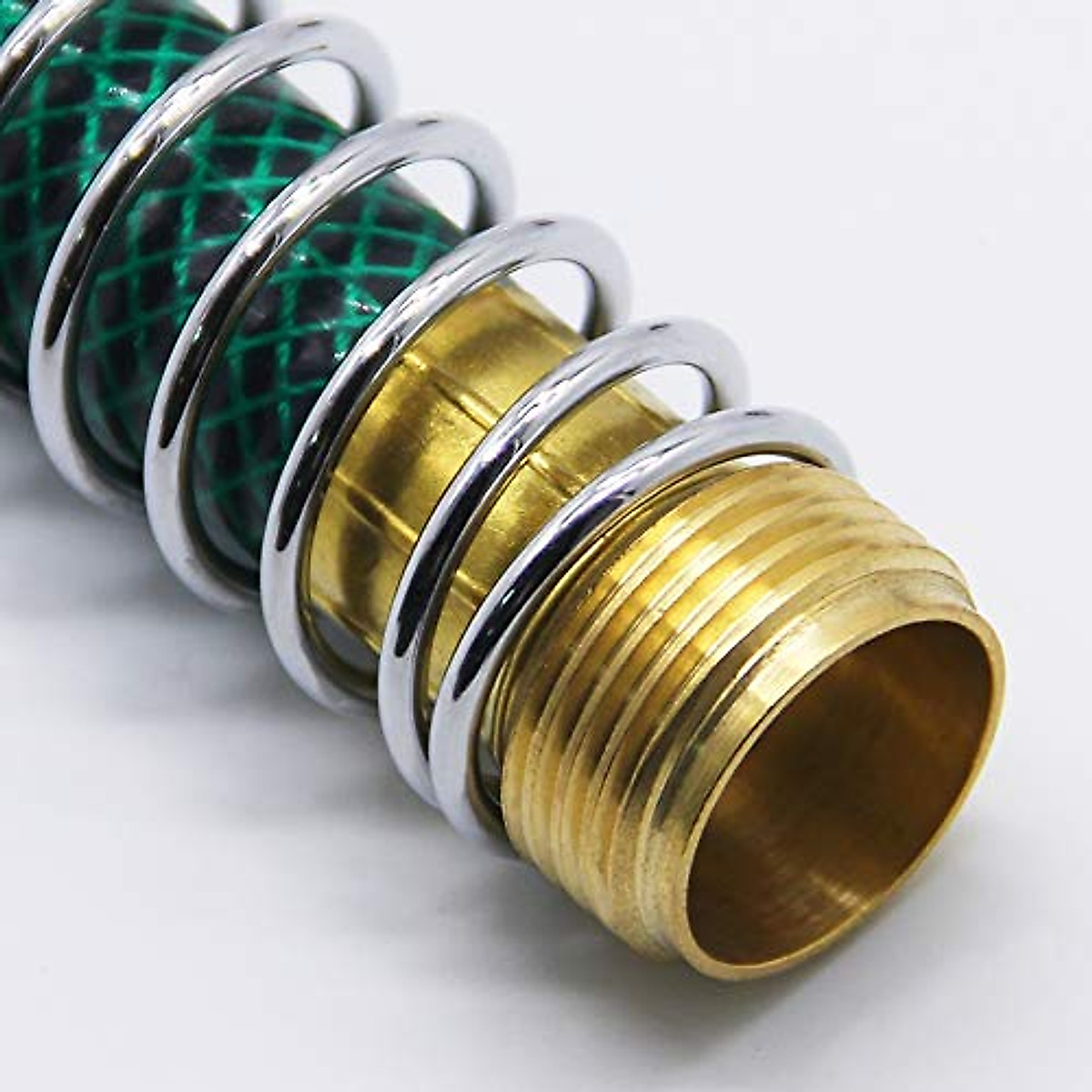 Twinkle Star Garden Hose Extension Adapter, Hose Kink Protector with Coil Spring, 2 Pack