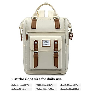 HotStyle ROXXA Tote Backpack, Doctor-bag Style Fashion Bookbag, Chardon