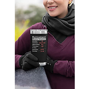 Retirement Gifts For Men Women 2023 - Retired Gifts For Women, Men - Retirement Party Decorations - Fun Retirement Gifts For Women, Men, Retired People, Coworkers, Friends - 20 Oz Tumbler