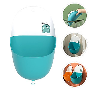 Toddmomy 1 Set Potties Dinosaur Hanging Blue Bathroom Cartoon with for Toddler Urinal Kids Boy Training Children Trainer Funny Tool Plug Baby Boys Hook Standing Toilet Potty Pee
