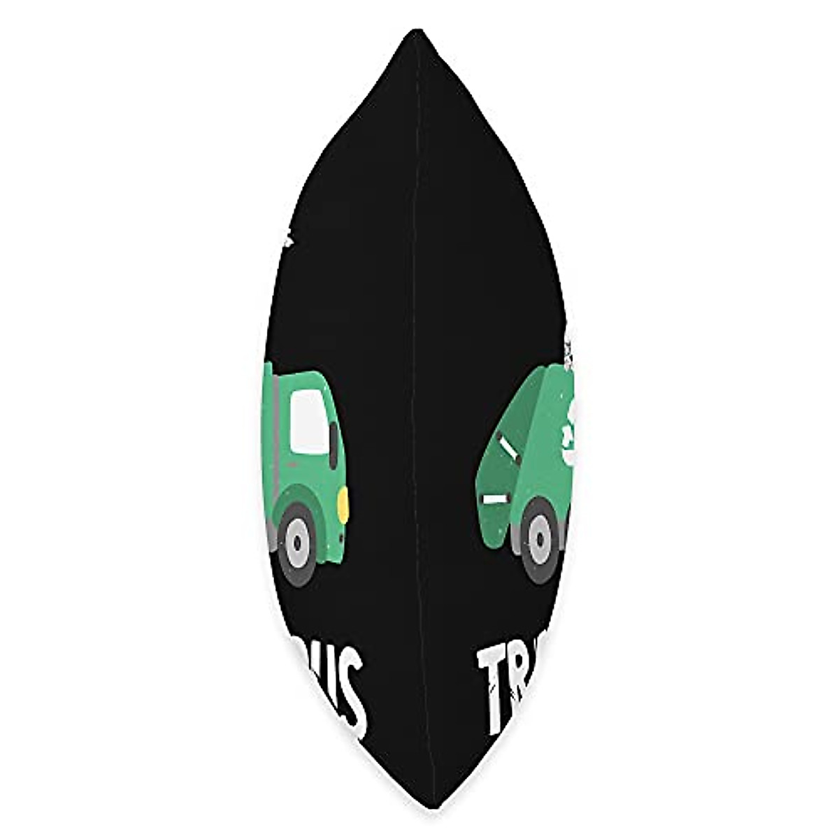 Garbage Truck Recycling Trash Truck Driver Dinosaur Garbage Dino Recycle Trash Truck Driver Throw Pillow, 16x16, Multicolor