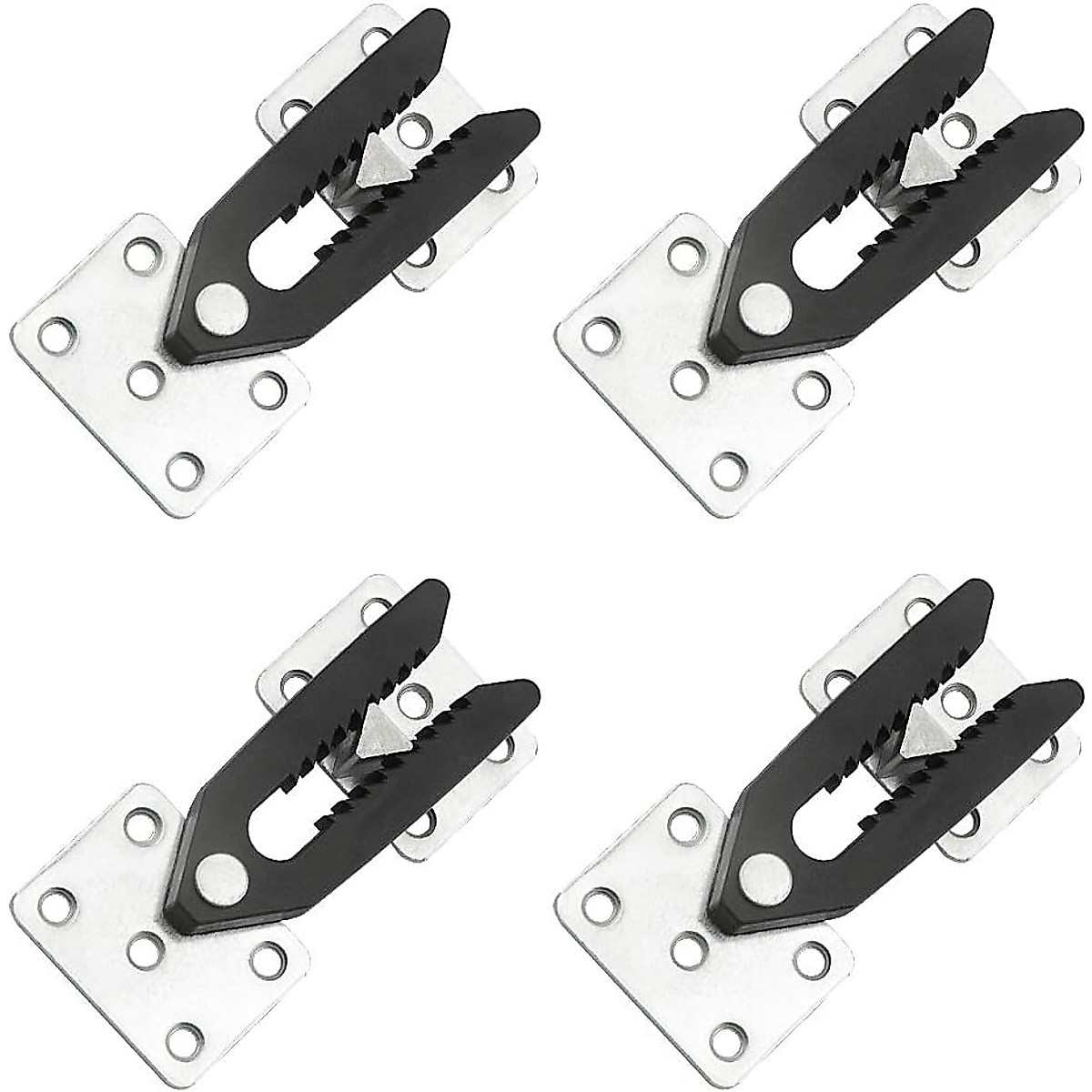 TOVOT 4PCS Sectional Couch Connectors Set Steel Sectional Sofa Connector Couch Clips Sectional Connectors for Furniture
