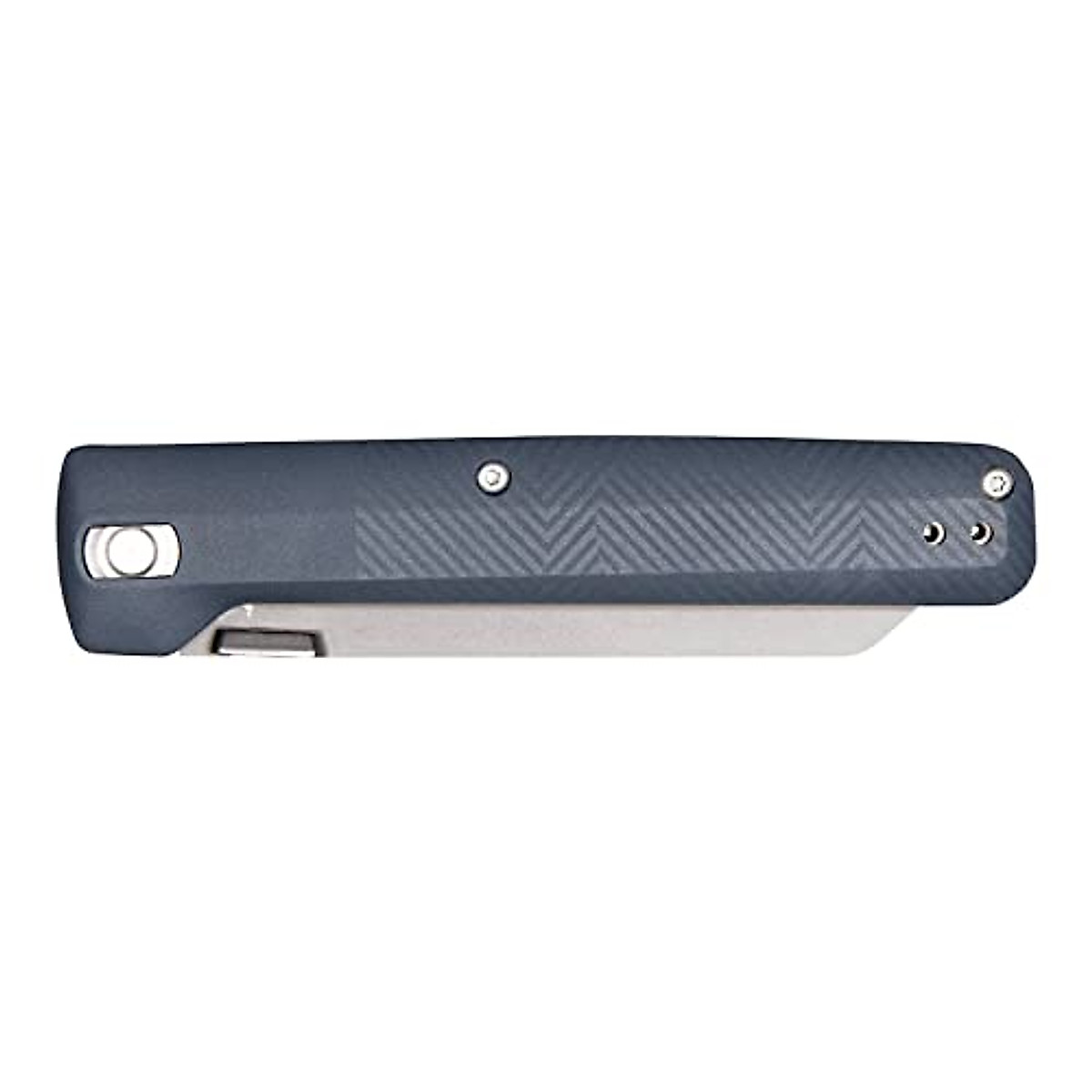 Gerber Gear Pledge Pocket Knife with Pocket Clip - 3.7" Full Panel Plain Edge Blade Folding Knife - EDC Gear and Equipment - Urban Blue