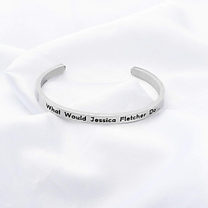 ENSIANTH What Would Jessica Fletcher Do (Jessica Fletcher Cuff)
