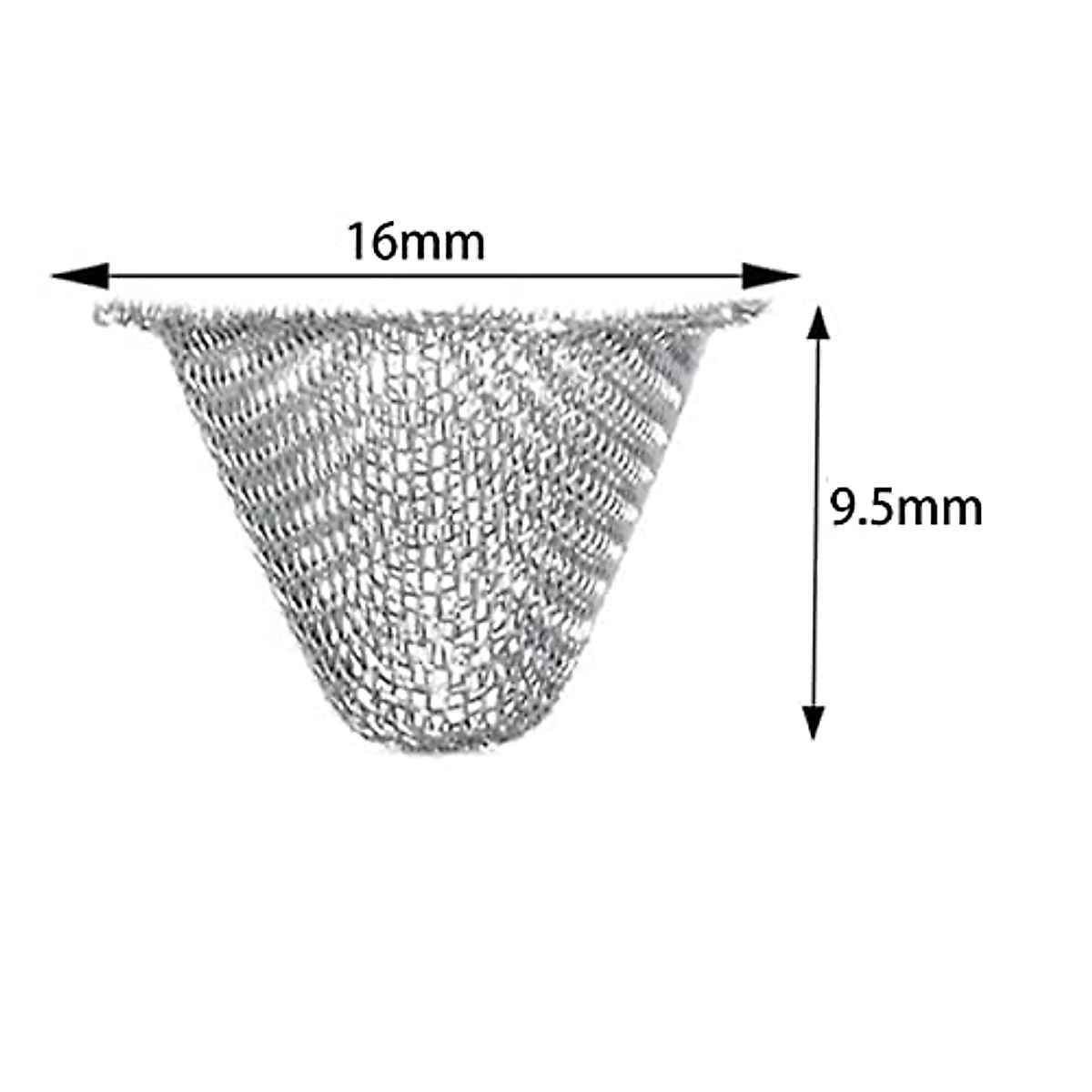 Tomistan 30pcs Stainless Mini Steel Clean Screen Reusable Filters, Small Metal Mesh Steel FiltersCleaning Tool and Storage Box,filter