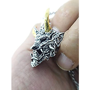 Ghost samurai.Mask pendant