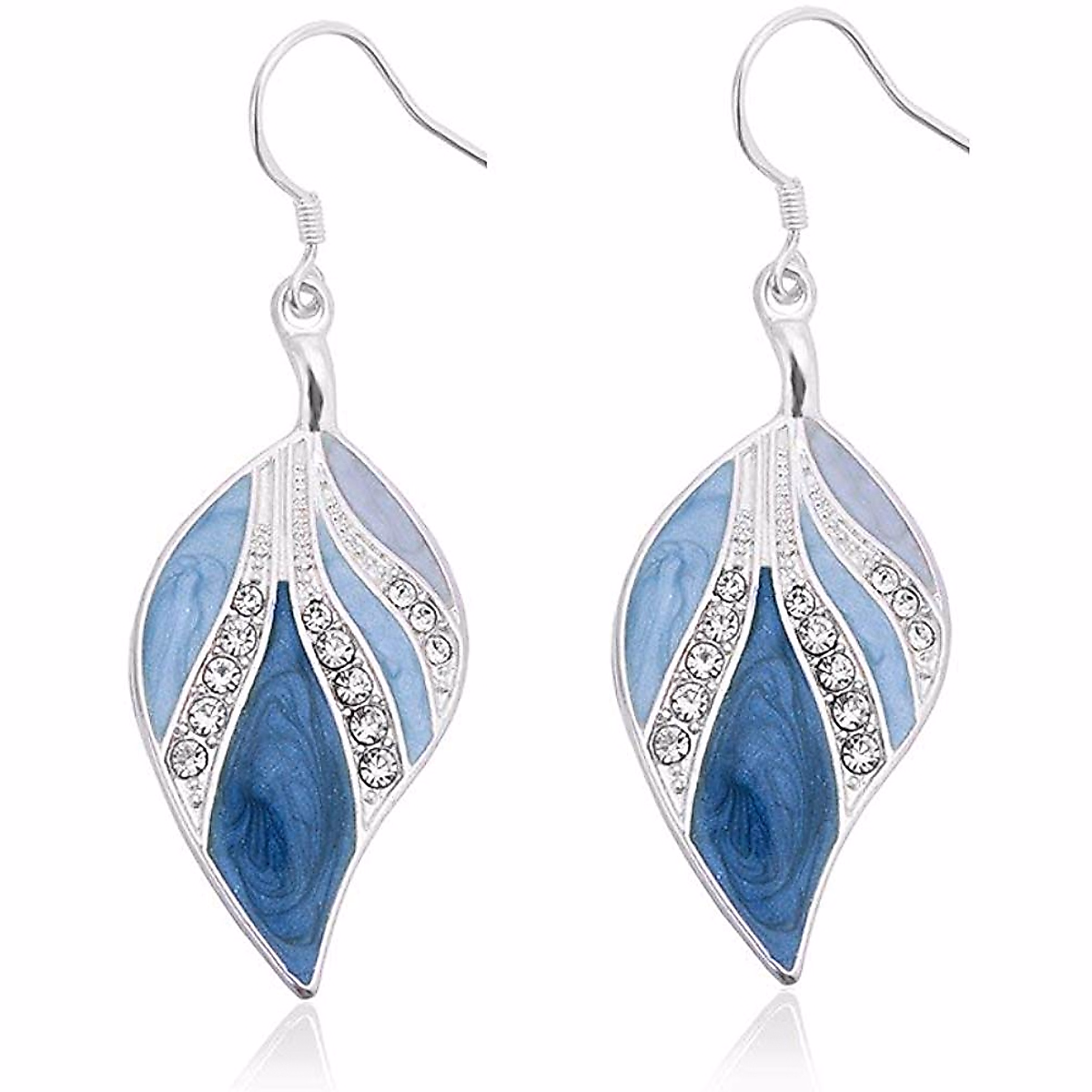 OYEFLY Dangle Earrings Sterling Silver Drop Earring Handmade Bohemian Teardrop Earrings