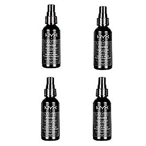 NYX Cosmetics Make Up Setting Spray, Matte Finish/Long Lasting, GlyAsf 4 Pack (2.03 Ounce)