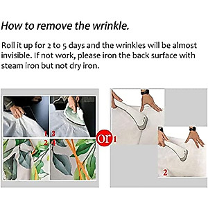 Flowerstown Oh Baby Backdrop 5x3ft Oh Baby Sign for Backdrop Green Leaves Floral Baby Shower backdrops for Photography Newborn Announce Pregnancy Party Decorations Backdrop FT090-XS