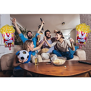 2pcs Popcorn Party Balloons Movie Night Party Balloons for Birthday Baby Shower Wedding Decoration 25.5 x 17.7 Inch