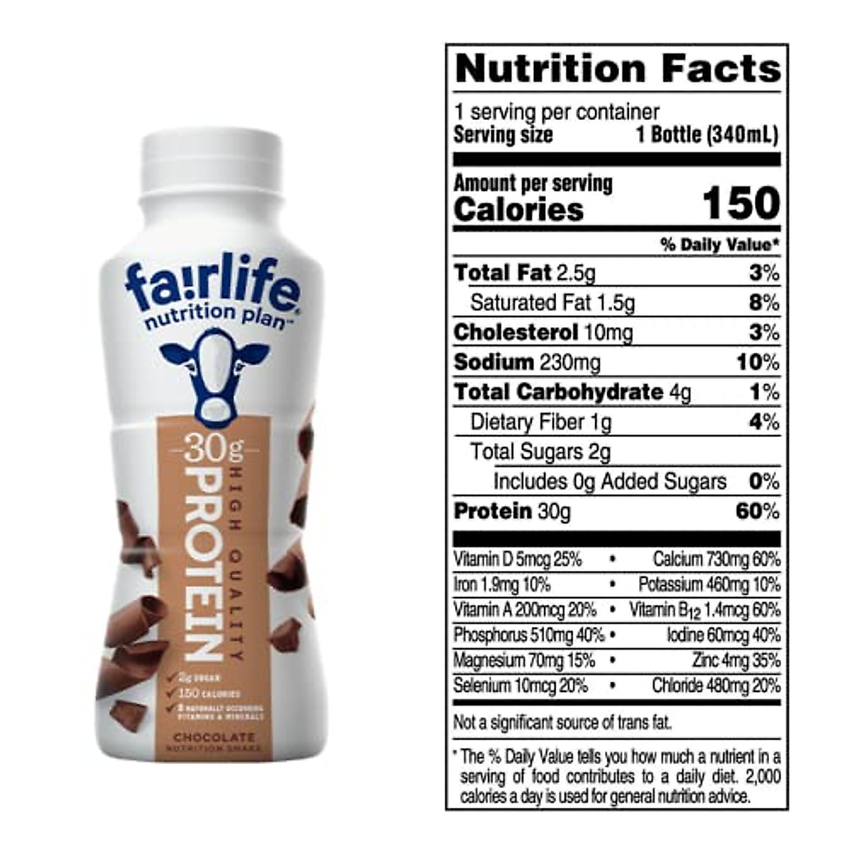 Fairlife High Protein Nutrition Plan Protein Shake Variety Sampler - 11.5 Fl Oz (8-Pack)
