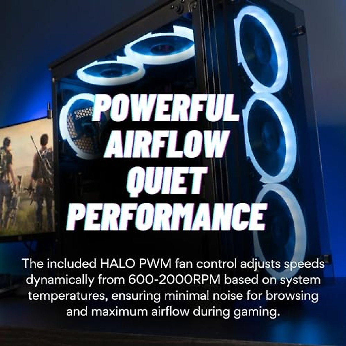 Empowered PC Stratos Micro Gaming Desktop - AMD Ryzen 7 5700G, 16GB DDR4 RAM, 512GB NVMe SSD, WiFi, Windows 11 Home - Business Professional Student Computer