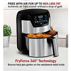 Gourmia GAFW598 2 in 1 - 5-Quart Digital Air Fryer + Waffle Maker