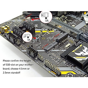 fairdog PCIe NVMe M.2 SSD mounting Screws Kit for ASUS Motherboard, 32 Pieces
