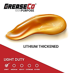 General Purpose Lithium Grease Pail | Tractor | Trailer Axle | Farm Jack | Winch | Motorcycle | Mower | Precast Concrete | Bearing | Garage Door | RV ATV | Amber | 35 LB Bucket | NLGI 2 | GenPurpose