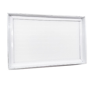 ZLY Jewelry Rings Display Tray Velvet 100 Slot Case Box Jewelry Storage Box (White)