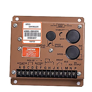 Knowtek ADC225-24V Actuator + Governor ESD5500E + Magnetic Pickup Sensor MPU 3034572 for Generator 1 Set Engine Actuator ADC225-24