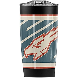 Logovision Top Gun: Maverick Top Gun Maverick Eagle Stainless Steel 20 oz Travel Tumbler, Vacuum Insulated & Double Wall with Leakproof Sliding Lid
