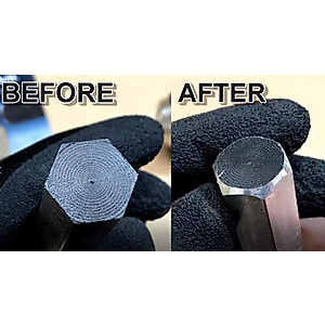 ORX PLUS TOOLS 2 PCS Deburring External Chamfer Tool, with HSS Blade and Tungsten Blade, Deburring Drill Bit, Remove Burr Tools Quick Release Shank Fits for 1/8"-3/8"(3mm-35mm)