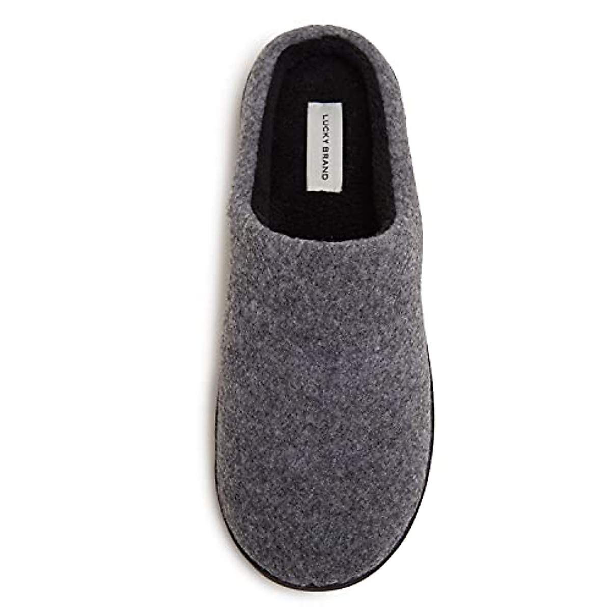 Lucky Brand Mens Faux Wool Clog Slippers with Memory Foam