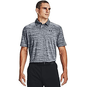 Under Armour Mens Performance 2.0 Golf Polo , Steel (035)/Black , XX-Large