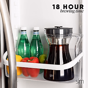 Simple Modern Hugo Cold Brew Coffee Maker | Airtight Pitcher with Fine Mesh Filter | Iced Tea Brewer | 1.5 Quart