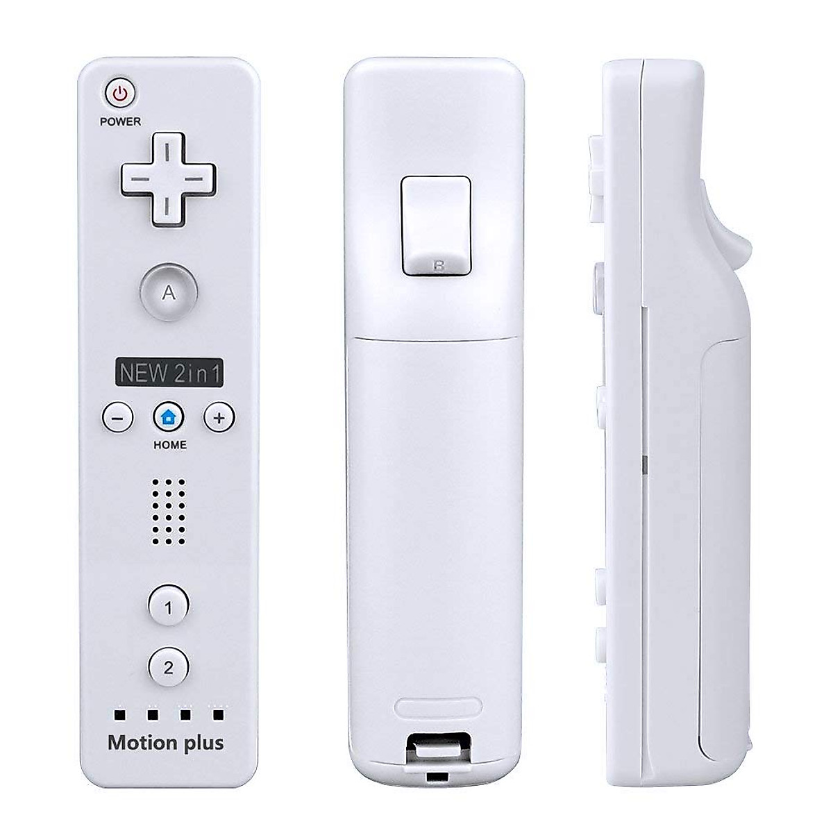 Wii Remote Controller, CooleedTEK Remote Plus Controller and Nunchuk Controller for Wii and Wii U, with Silicon Case