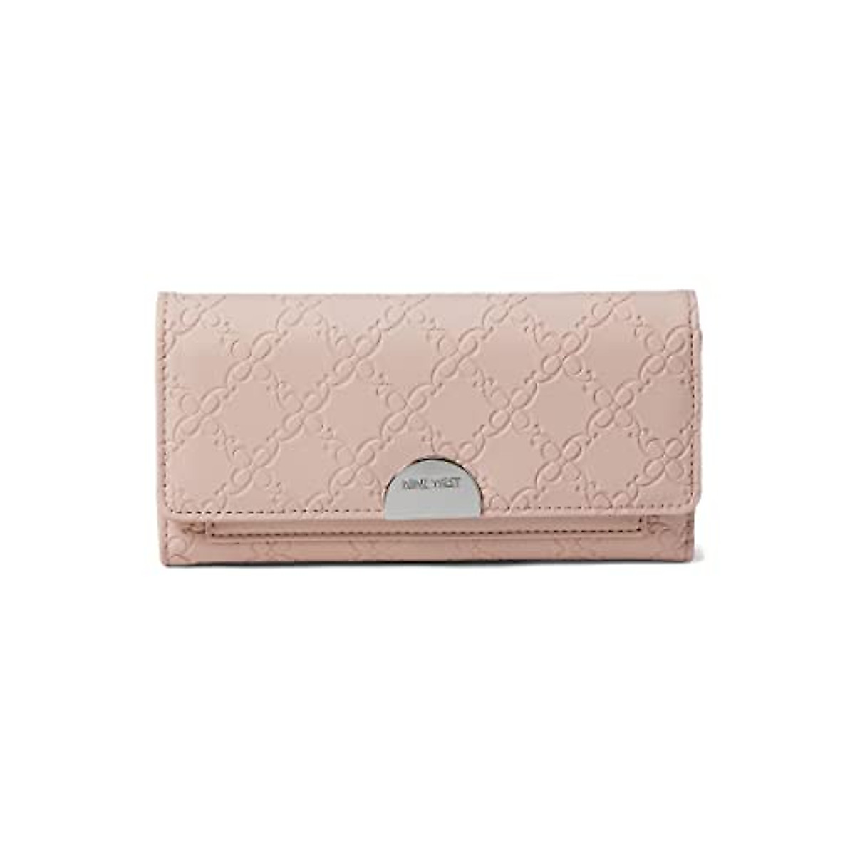 NINE WEST Wildwood Slg Check Sec Bifold Wallet Light Pastel Pink One Size