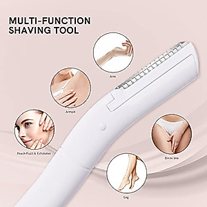 Eyebrow Razors for Women, Face Razors for Women, Dermaplane Razors for Women Face, Eyebrow Hair Trimmers, Facial Razors, 6 Pcs