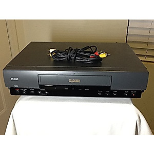 RCA VR327 VCR Video Cassette Recorder 4-Head Hi-Fi Stereo VHS Player. On-Screen Programming. Works Great. Comes with A/V Cable for TV Connection