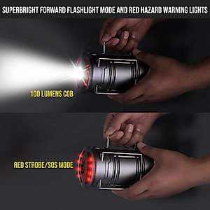 Lichamp 4 Pack LED Camping Lanterns, Battery Powered Lantern Flashlight COB Camp Light for Power Outages, Camping Supplies and Home Hurricane Supplies, F4GY