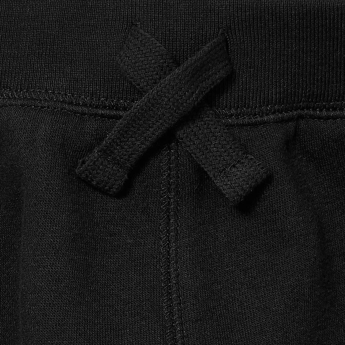 The Children's Place Baby Toddler Boys Active Fleece Jogger Pants, Black Single, 2T