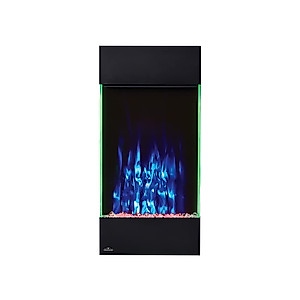 Napoleon Allure 32 inch Vertical Wall Mount Electric Fireplace - Black, NEFVC32H