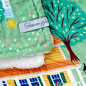 Hallmark Gilmore Girls Stars Hollow Map Blanket, 50" x 60", Gift for Christmas, Birthdays, Mother's Day, Valentine's Day