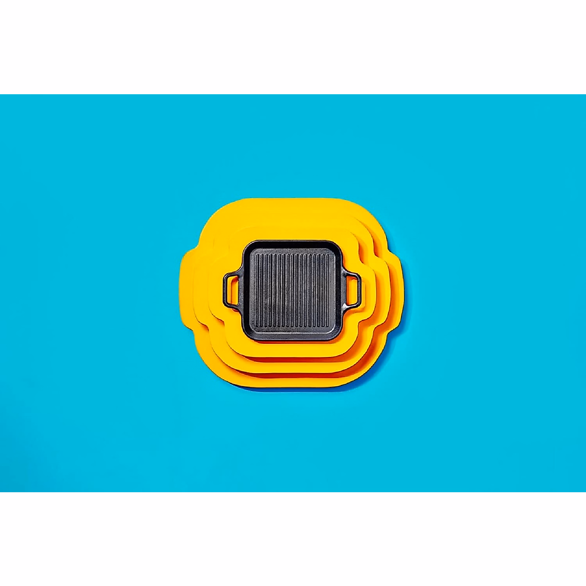 Lodge BOLD 12 Inch Seasoned Cast Iron Grill Pan with Loop Handles; Design-Forward Cookware