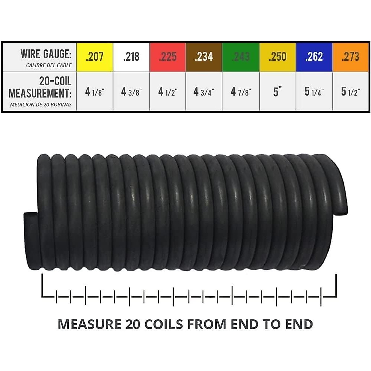 Garage Door Springs (250 x 2 x 29) - Black | Torsion Springs 7-8 Feet High Door | Left Hand Wound Replacement for Right Side Spring for Garage Door Repair (Black Cone)