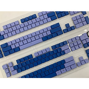 Suitable Logitech G915TKL G915 G815 Keyboard keycaps, 111 Keys. Replacement Keycaps Mechanical Gaming Keyboard… (Blue and Purple)
