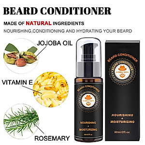 XIKEZAN Birthday Gifts for Men w/Beard Kit and Beard Straightener Kit