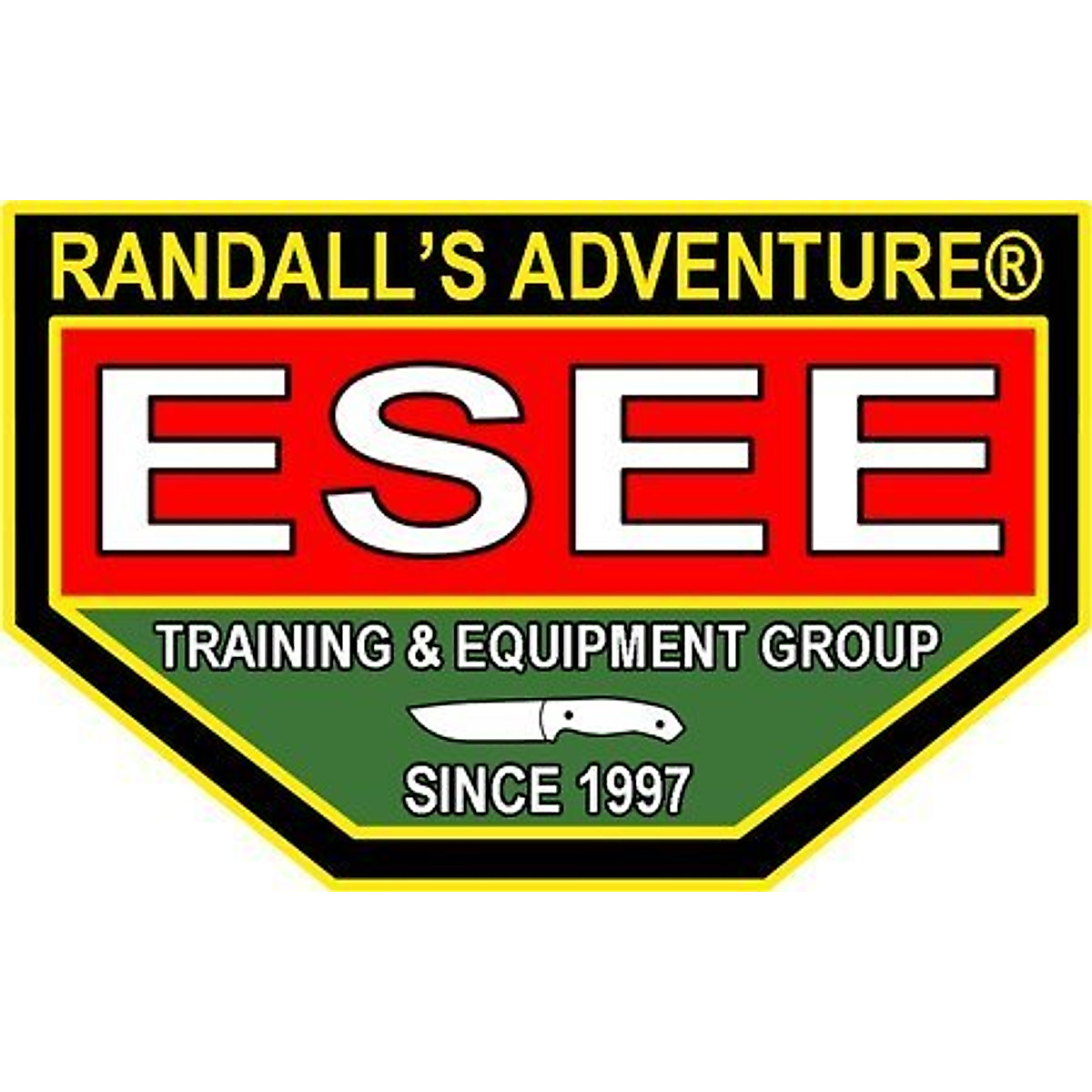 ESEE PR4 Fixed Blade Survival Knife, Black Oxide Finish, Leather Sheath