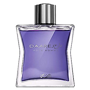 RASASI Daarej for Him EDP - Eau De Parfum 100ml (3.4 oz) | Oriental Fragrance for every Occasion | Enchanting Patchouli, Sandalwood with Subtle Essence of Vanilla and Rose | Elegant bottle